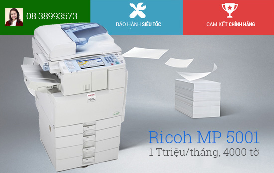 Cho thuê máy photocopy Ricoh MP 5001