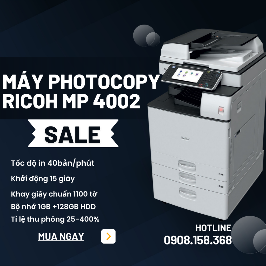 So sánh các dòng máy photocopy Ricoh bán chạy nhất hiện nay